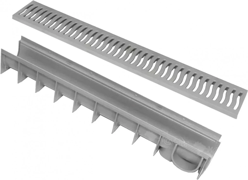 Calha Piso C/ Grelha Plastica 1mt X 15cm Roma - Bomagg