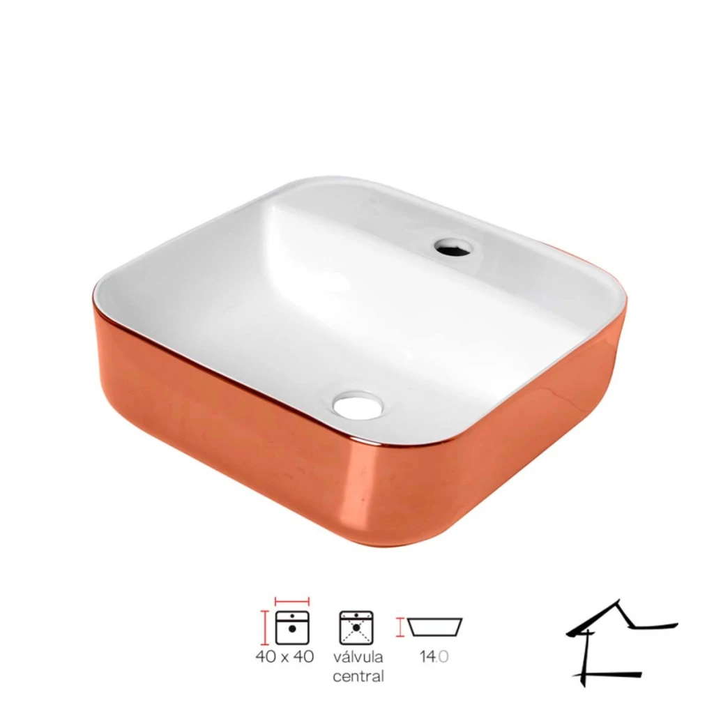 Cuba Lexxa Bagno 39x39 - Lx423rgw - Shopping da Construção