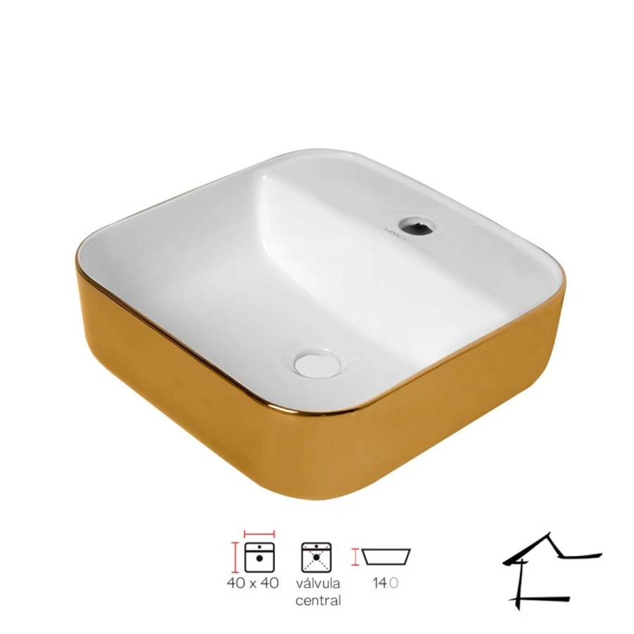 Cuba Lexxa Bagno 39x39 - Lx423gw - Shopping da Construção