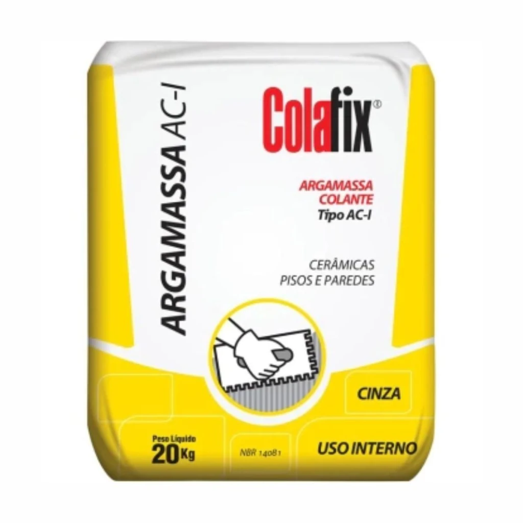 Argamassa Colante Colafix Ac1 - 20kg - Shopping da Construção