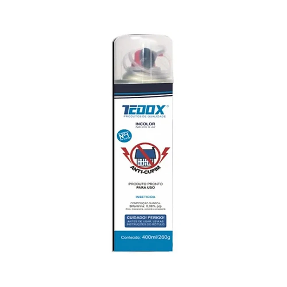 Tedox Anti Cupim Spray - 400ml - Shopping da Construção
